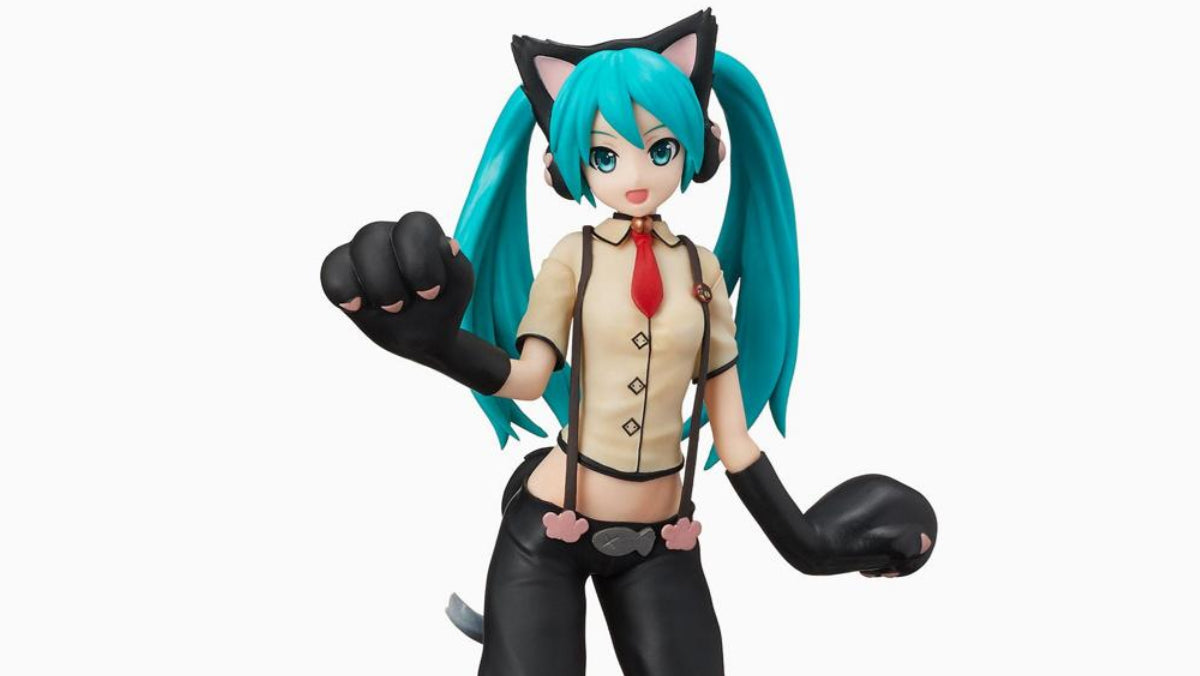 Vocaloid Hatsune Miku Project Diva Kitty Cat figure by SEGA (RARE) – Tsukimi.co