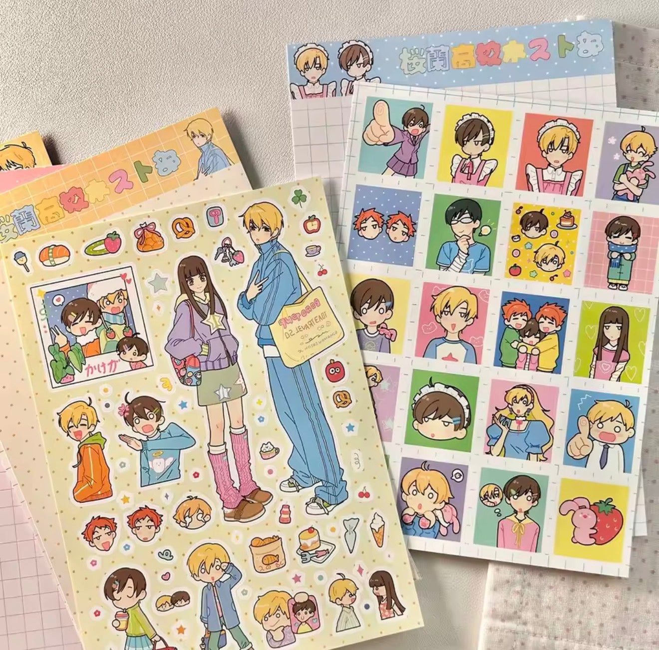 Ouran High School Host Club Sticker Sheets – Tsukimi.co