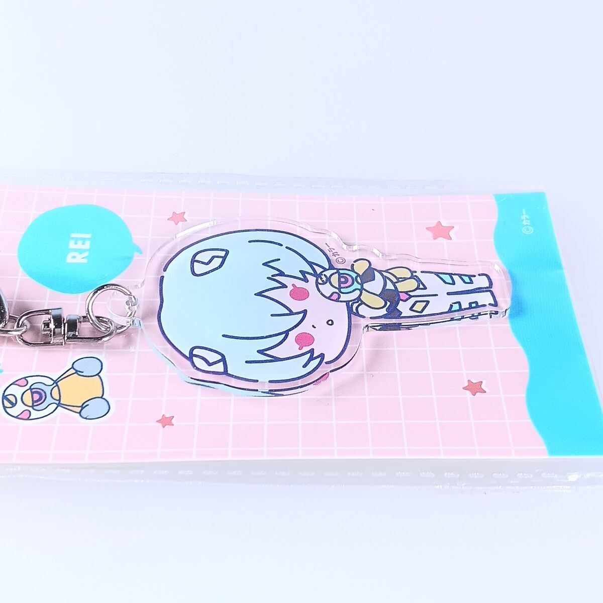 Rei Ayanami Neon Genesis Evangelion Acrylic Keychain Original (RARE ...
