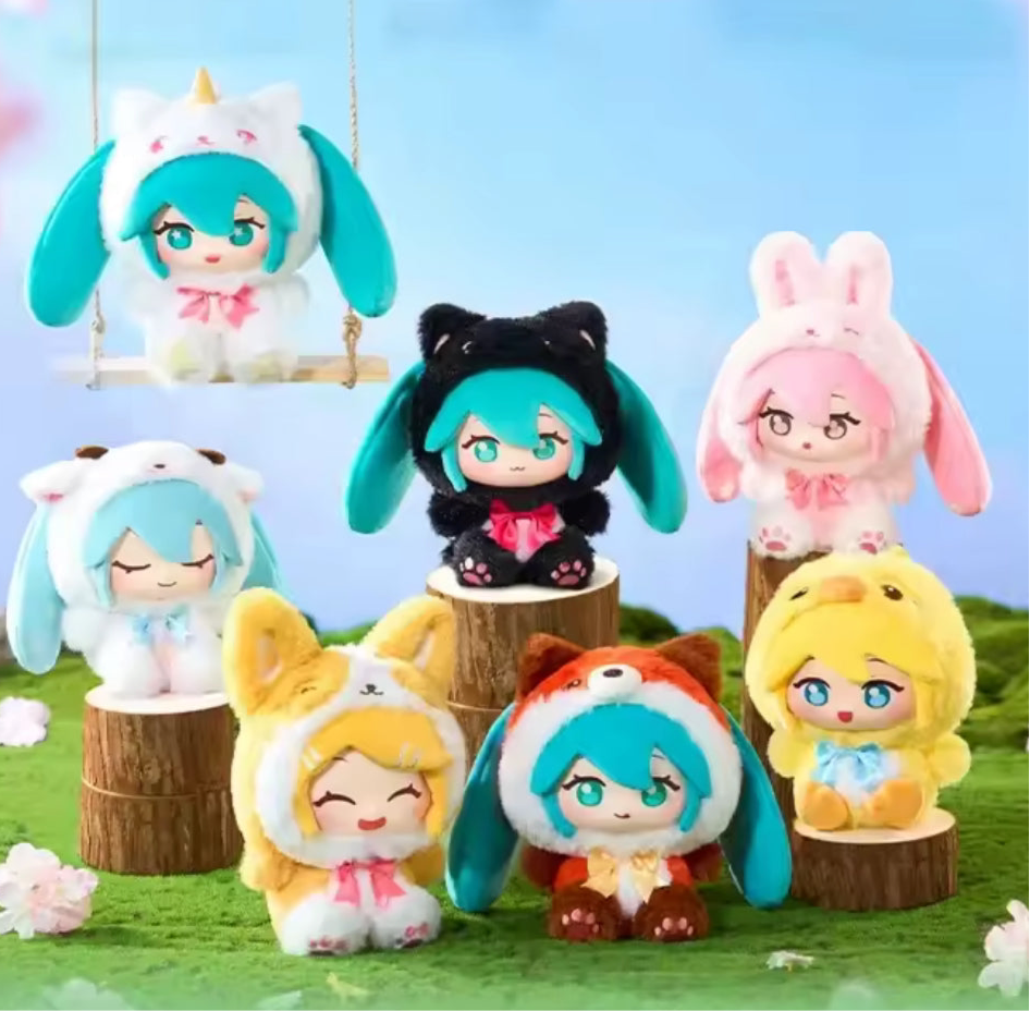 Ldcx X Hatsune Miku Forest Cuties Series Vol.1 Plush Keychain Blind Bo ...