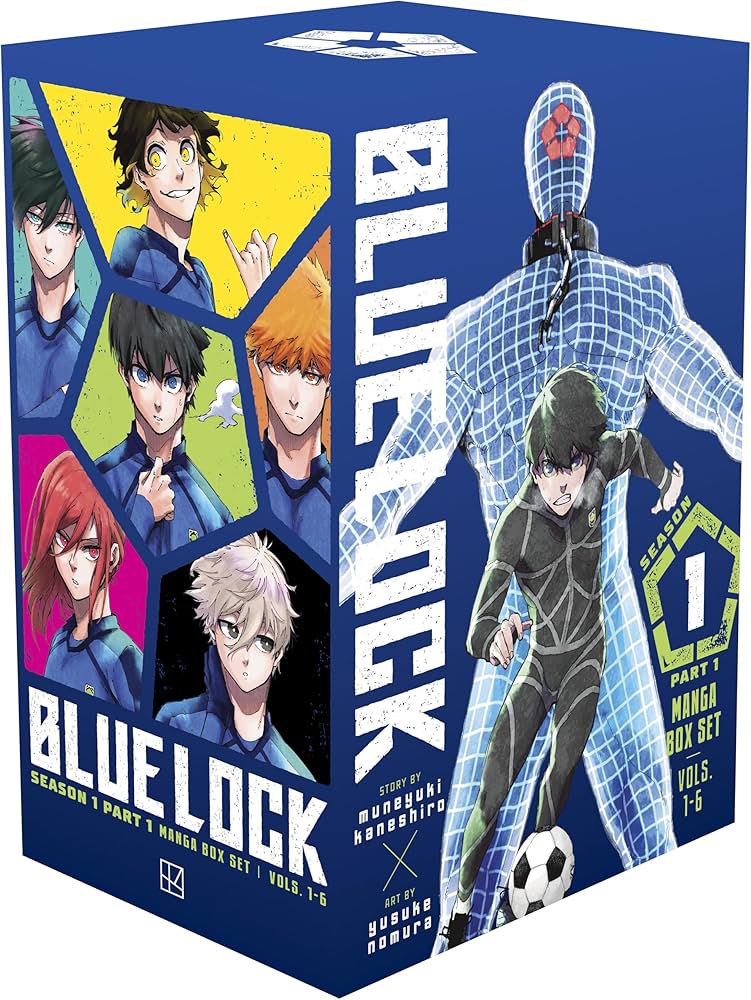 Blue Lock Manga Box Set 1 Vol 1-6 Includes Exclusive Poster ENG ...