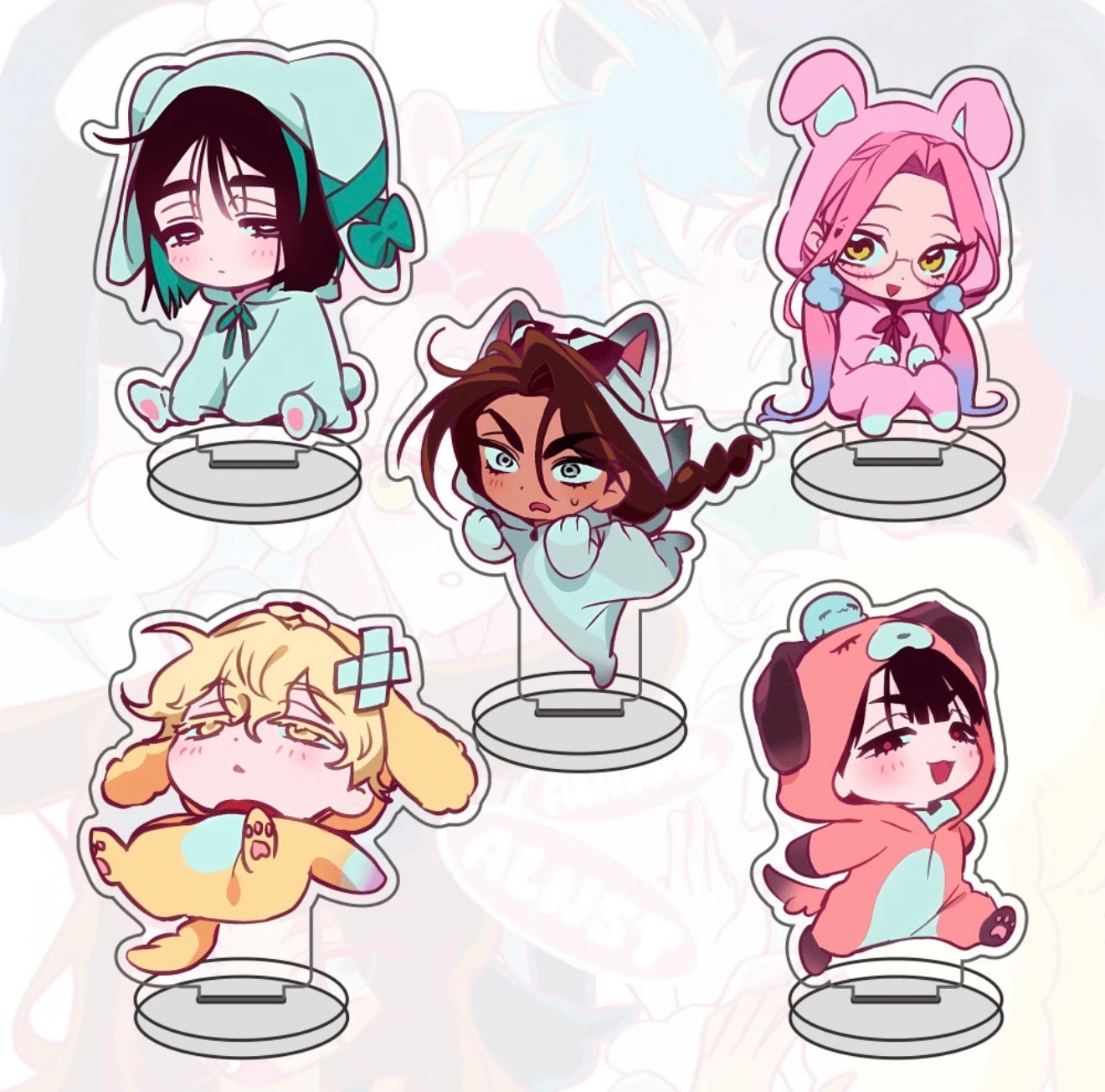 Alien Stage Bunny Babies Acrylic Stand (6 Options) – Tsukimi.co