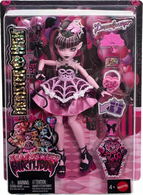 Monster High Draculaura Sweet 1600 Birthday Doll 2025 Tsukimi Lb